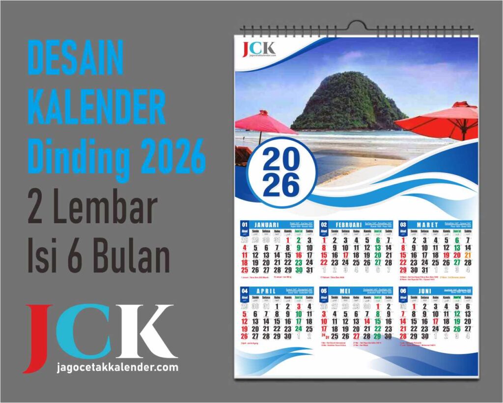 5 Desain Kalender 2026 Download Gratis - File CDR - Simpel LENGKAP